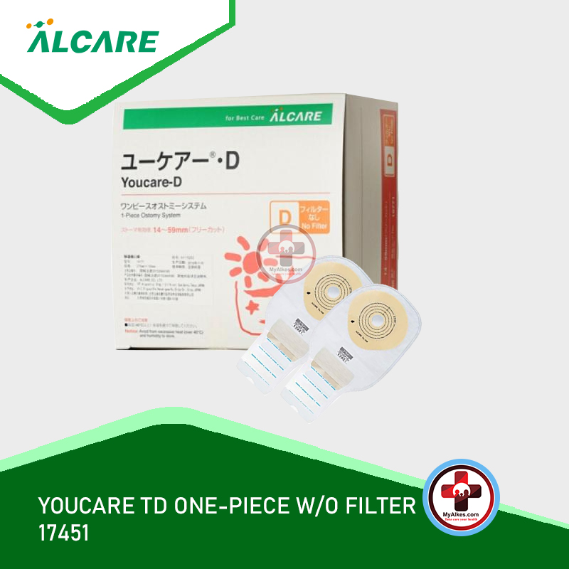 Jual Produk Youcare TD (1-Piece System Drainable Colostomy Bag) w/o ...