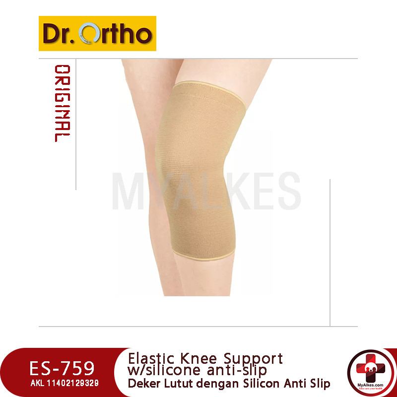 Jual Produk Dr.ortho ES-759 Elastic Knee Support with Silicone Anti Slip Alat Kesehatan ...