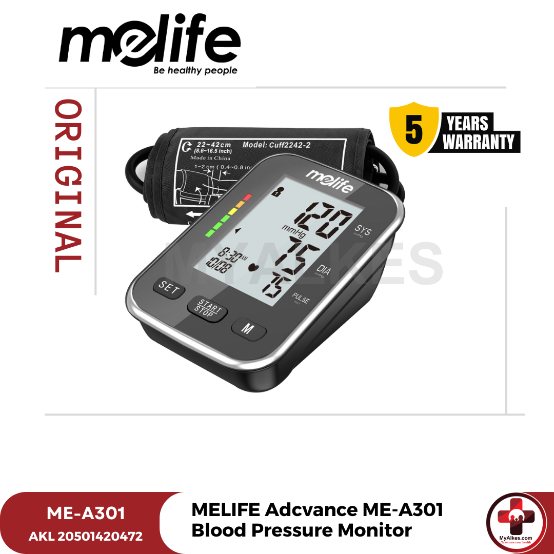 Jual Produk Melife Blood Pressure Monitor ME-A301 Tensimeter Digital ...